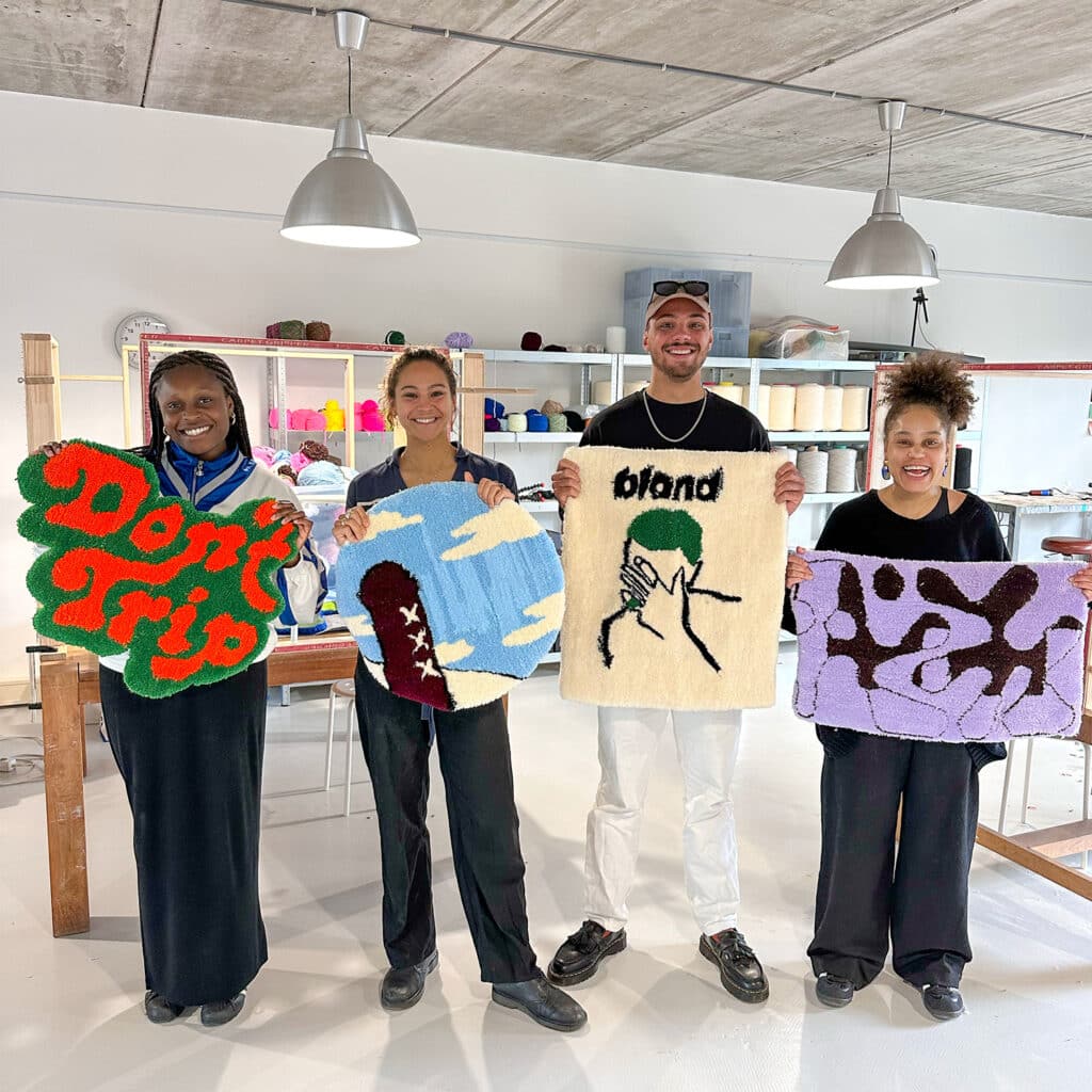 Boek jouw Tapijt Tufting Workshop bij tuftlab. Amsterdam