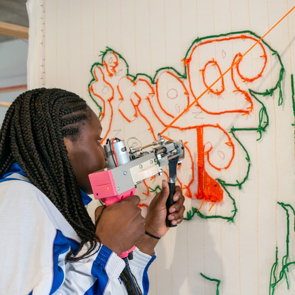 Book your Carpet Tufting Workshop - 5 hours at tuftlab. Amsterdam