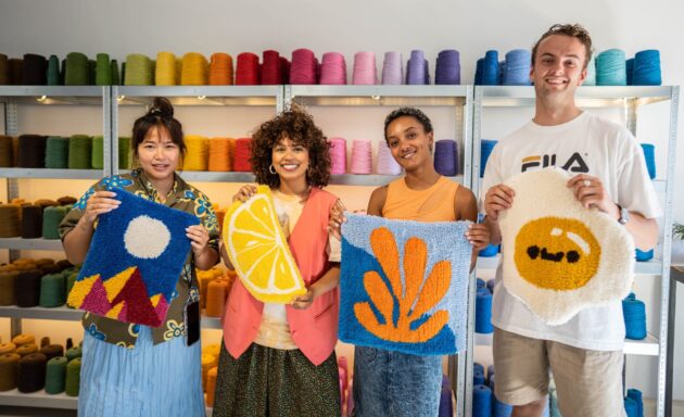 Book your Carpet Tufting Workshop - 5 hours at tuftlab. Amsterdam